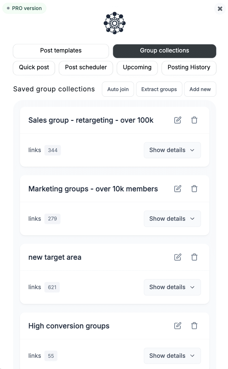 Group Posting PRO -Automate your group posting tasks on...